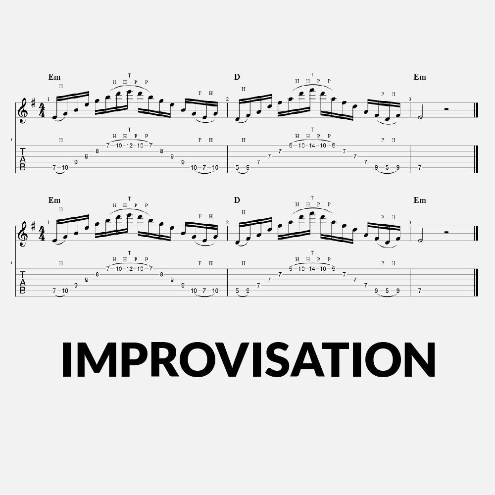 Improvisation – QJamTracks Guitar Tutorials